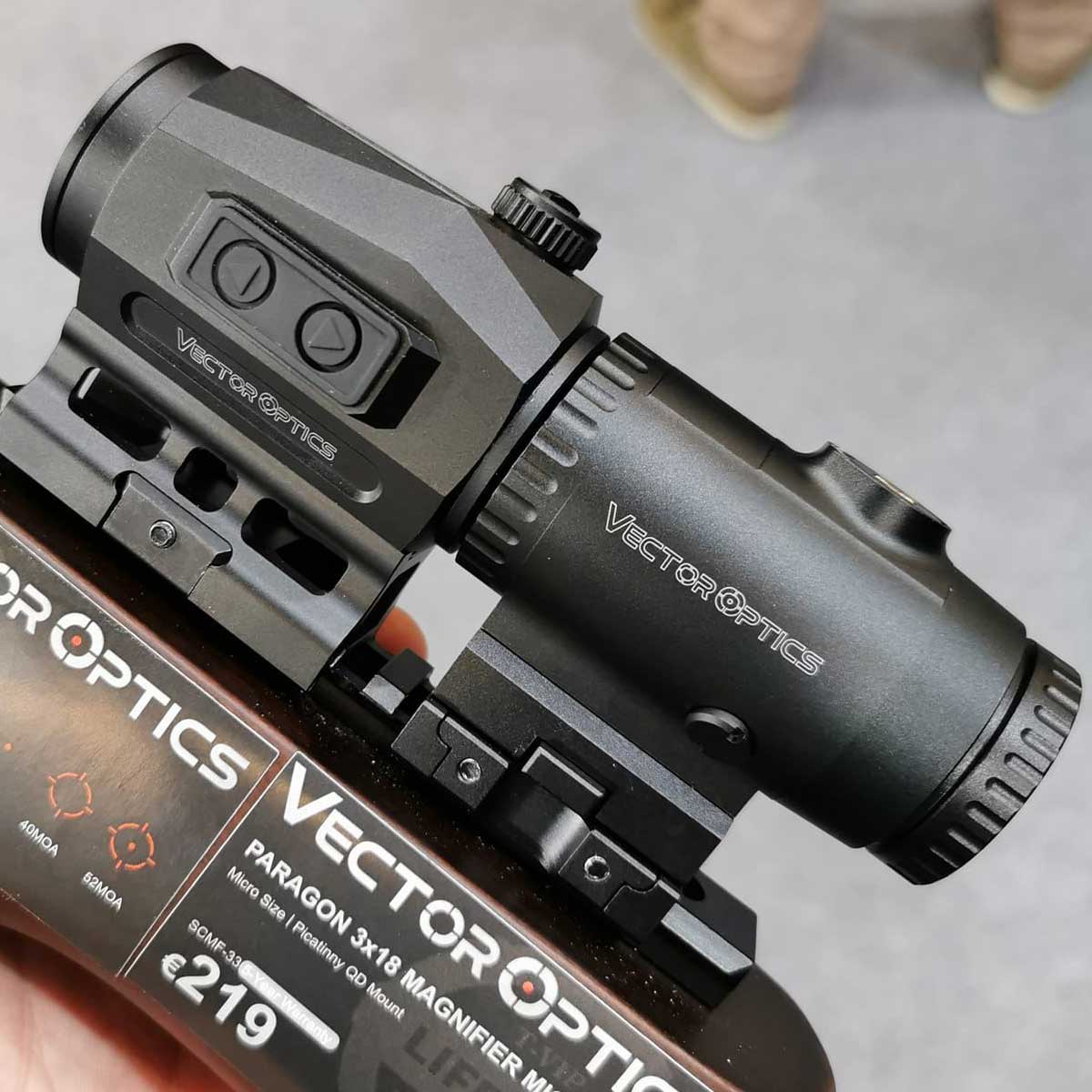 Magnifiers Vector Optics | Zoom 3x et 5x pour point rouge — RedDotSight